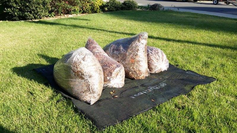 Leaf Burrito® - Reusable Yard Debris System - Industrial-grade mesh ...